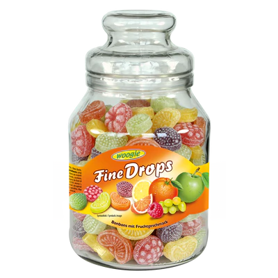Candies with fruits mix flavour 966g | Woogie