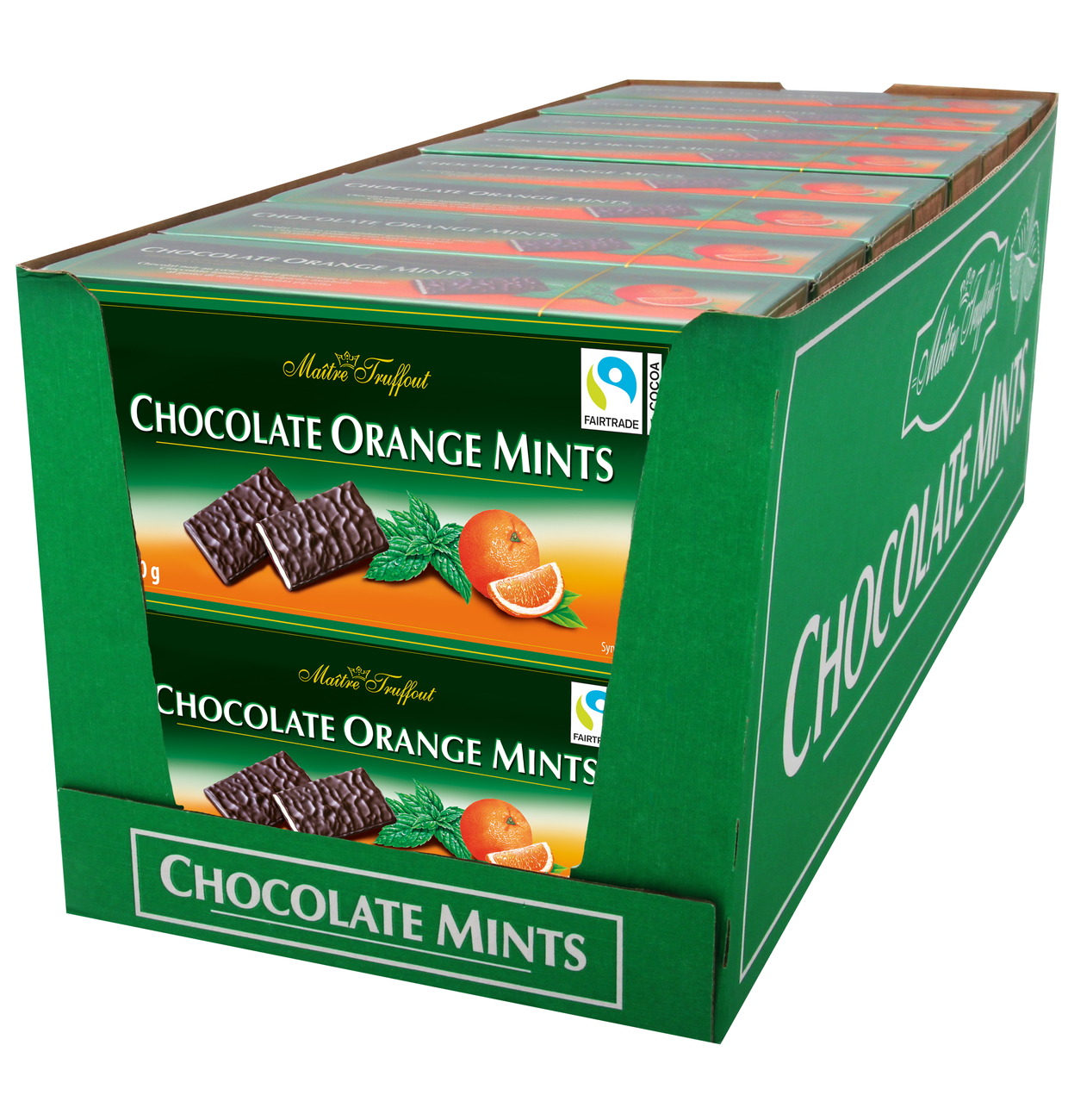 Gunz - Chocolate Orange Mints - dark chocolate bars orange/mint 200g